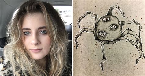 She Was Diagnosed With Schizophrenia At 17 So She Started Drawing Her