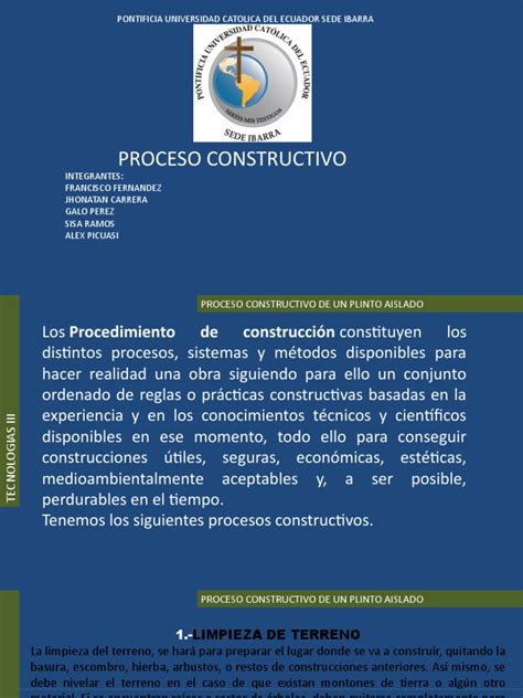Procesos Constructivos Descargar Gratis Pdf Fundación Ingeniería