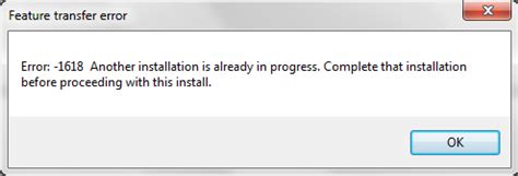 Fixes To Another Installation Is Already In Progress Issue