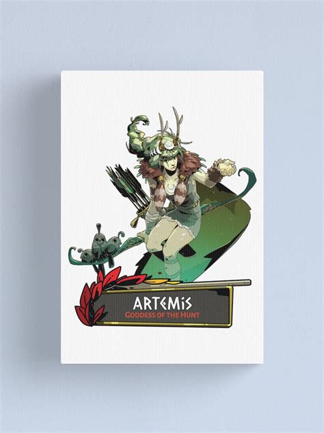 Hades Game Artemis Goddess Of The Hunt Canvas Print By