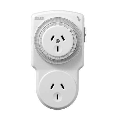 New Arlec 24 Hour Twin Socket Timer Power Saving Diy Electricity Smart