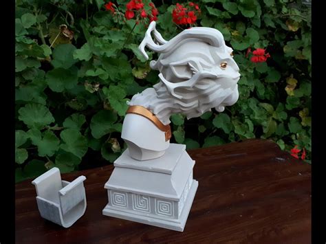 Nomai Statue Outer Wildsplus Glowing Eyes By Wari Download Free