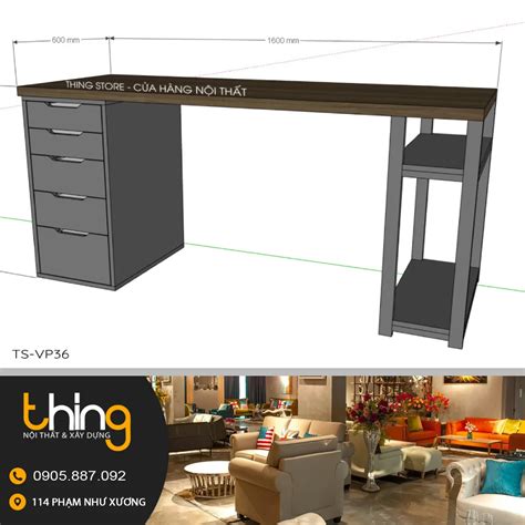 Bàn Ikea Kết Hợp Kệ Cpu Ts Vp36 Thing Store