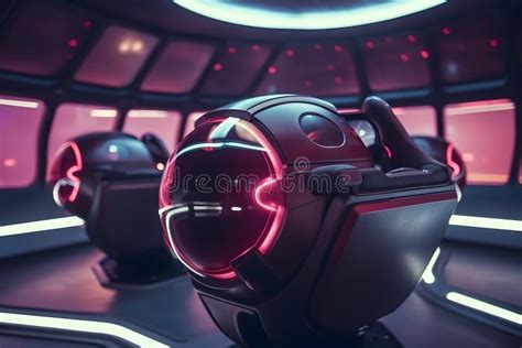 Inside The Space Shuttle Neural Network Ai Generated Stock Illustration Illustration Of