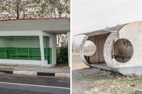 30 Most Bizarre Looking Bus Stops Captured By Christopher Herwig New Pics Bored Panda