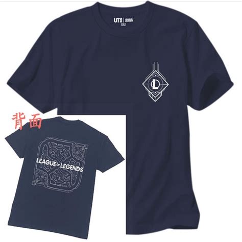 พร้อมส่ง Uniqlo Lol League Of Legends Ut เสื้อยืดลําลองสําหรับผู้ชาย