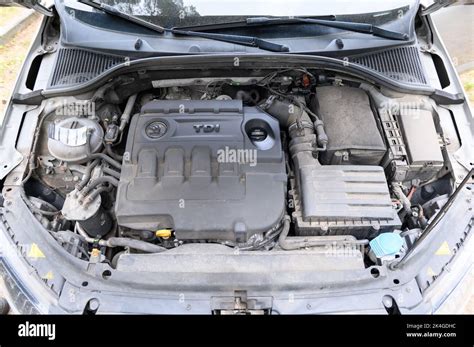 Hamburg Germany 07th May 2022 A Diesel Engine Vw Ea288 In The