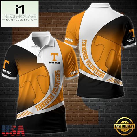 Ncaa Custom Name Tennessee Volunteers Team Polo Shirt For Men Women