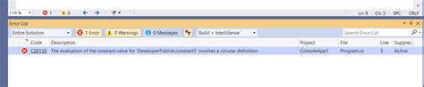 C Error Cs The Evaluation Of The Constant Value For Const Declaration Involves A