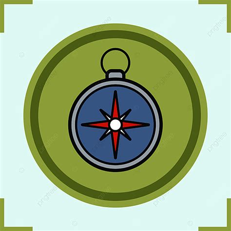 Compass Adventure Vector Design Images Compass Color Icon Adventure