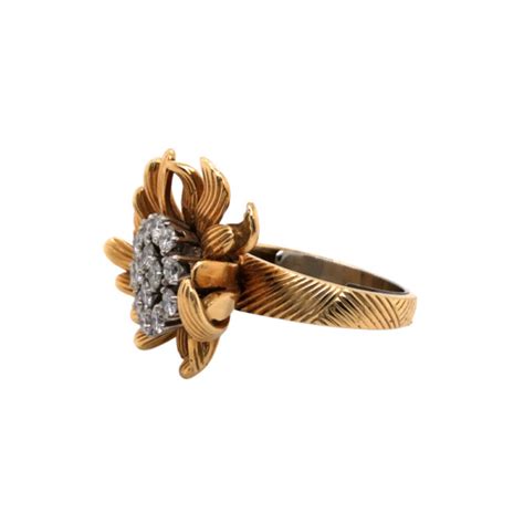 14k Yellow Gold Bangle Bracelet Attos Antique And Estate Jewelry