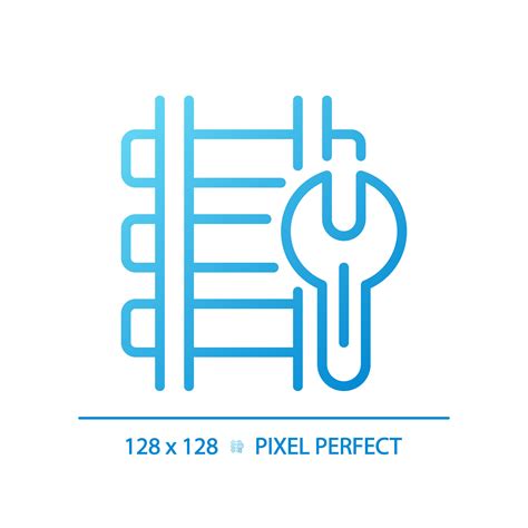 Railway Maintenance Pixel Perfect Gradient Linear Vector Icon Train