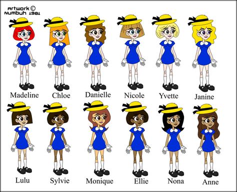 Madeline And Friends In Disney Style Redux By Numbuh1981 On Deviantart