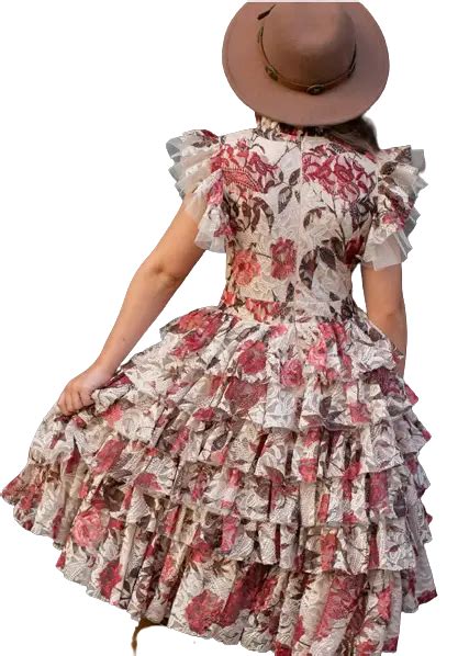 Jyank Joyfolie Anouk Petticoat Dress In Ivory Floral Girls Cadiz