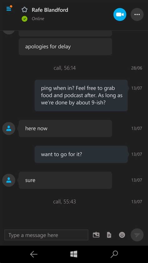 Skype Preview UWP Now Available To Windows Insiders SMS To Be