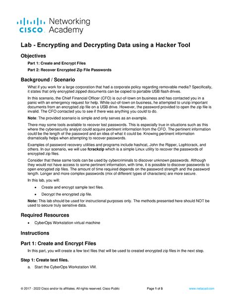 21211 Lab Of Encrypting And Decrypting Objectives Part 1 Create