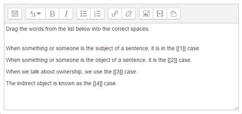 Drag And Drop Into Text Question Type MoodleDocs
