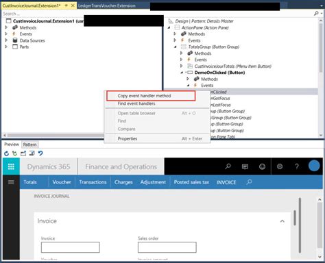Axd365 Technical Blog Extend Clicked Method Using Extensions