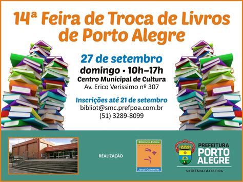 Coordenação Do Livro E Literatura 14ª Edição Da Feira De Troca De