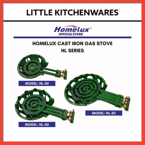 HOMELUX CAST IRON GAS STOVE DAPUR GAS HL SERIES HL HL DAPUR HIJAU DAPUR LINGKAR