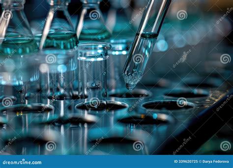 Technologically Advanced Laboratory With Automated Liquid Handling