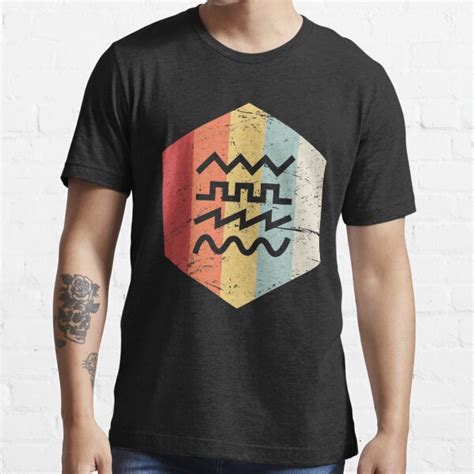 Retro 70s Synth Waveform Icon T Shirt For Sale By Ethandirks