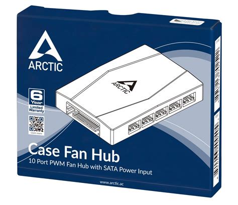 Хаб для вентиляторов Arctic Case Fan Hub 10 Port with SATA Power ...