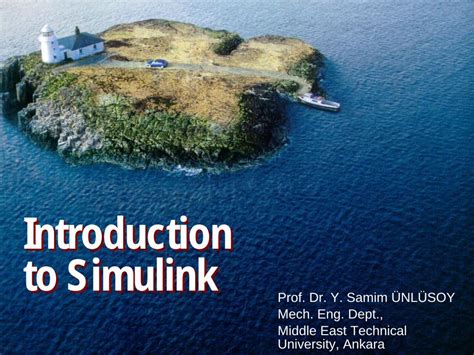 Pdf Introduction To Simulink Middle East Technical · Pdf Fileprof