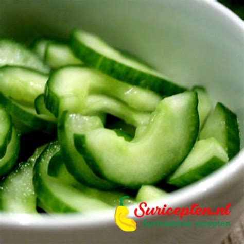 Komkommer Op Azijn Suricepten