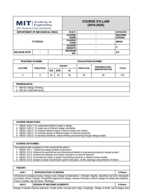 Semester 5 Syllabus Pdf