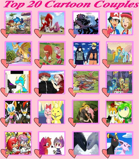 My Top 20 Cartoon Couples By Buddithedoll2019 On Deviantart