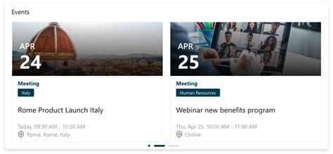 completely revamped events widget ichicraft boards
