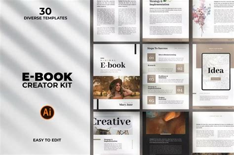 20 template ebook modern terbaik tahun 2024 gratis and pro
