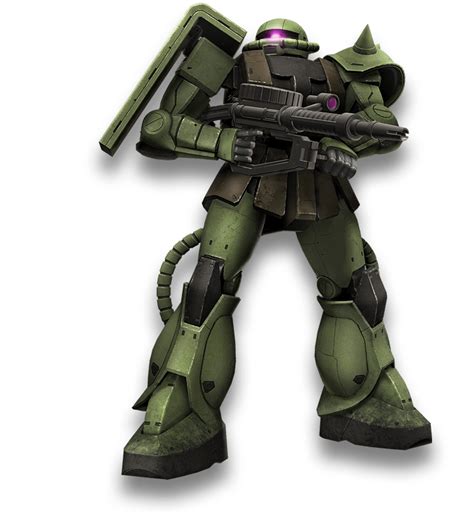 Ms 06 Zaku Ii From Gundam Evolution