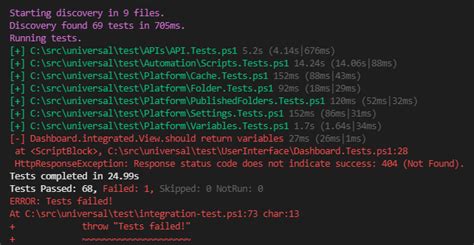 using pester 5 to test powershell universal instances