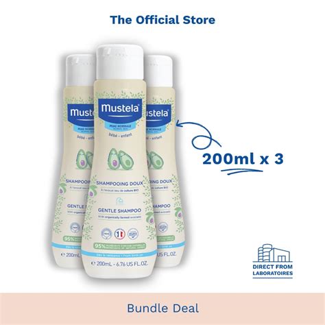 [Mustela Bundle Deal] Gentle Shampoo for Delicate Hair 200ml [Normal ...