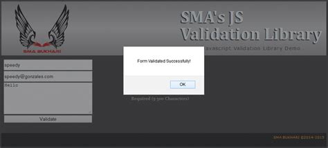 JavaScript Form Validation Library By Smabukhari CodeCanyon