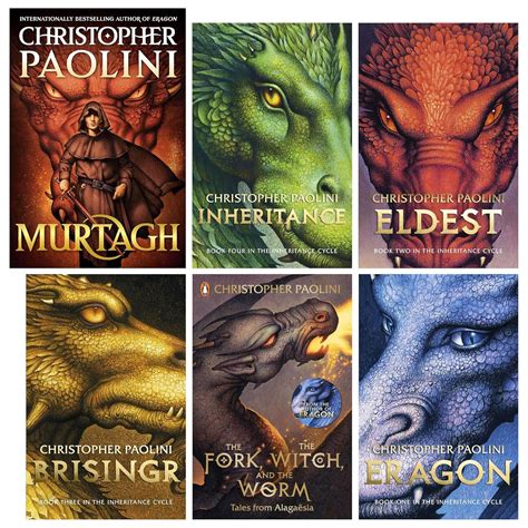 Inheritance Cycle 6 Books Collection Eragon Eldest Brisingr