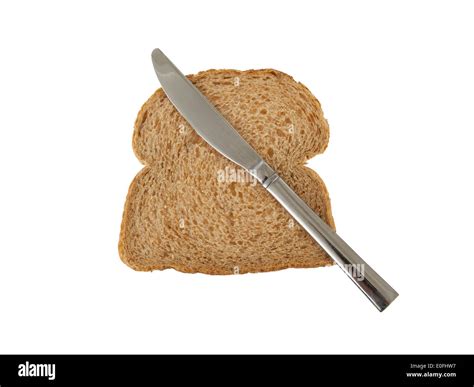 Brown Bread Slice Close Cut Out Stock Images And Pictures Alamy