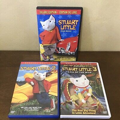 Lot Of 3 Dvds Stuart Little Stuart Little 2 Stuart Little 3 Call Of