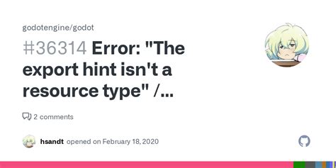 Error The Export Hint Isnt A Resource Type Expected A Constant Expression For Custom