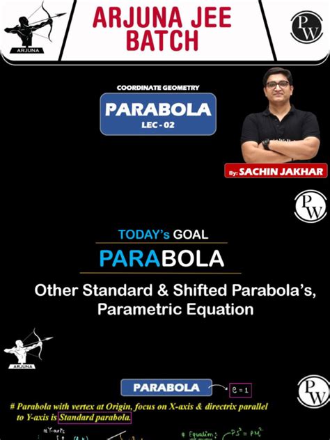 parabola 02 class notes pdf