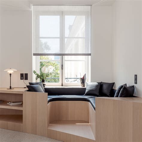 Wood Ribbon Apartment In Paris Features An Undulating Timber Wall