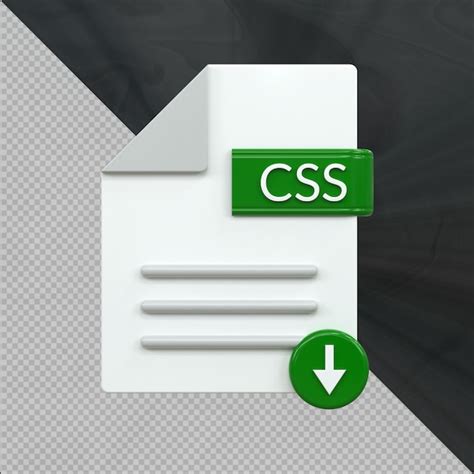 Premium Psd Documents File Format Css Icon 3d Style Ui Icon