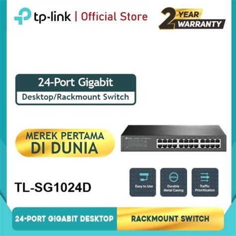 Jual Tp Link Tl Sg D Pure Gigabit Switch Port Gigabit Desktop Switch Shopee Indonesia