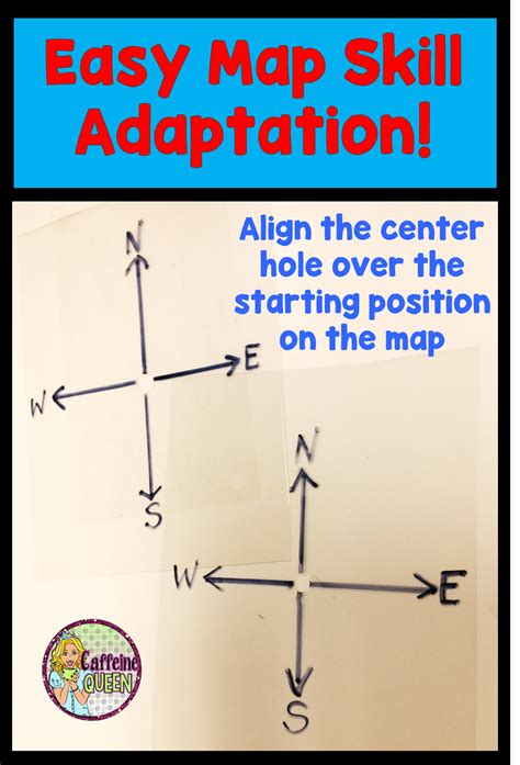 Easy Hack For Teaching Map Directions Caffeine Queen Teacher