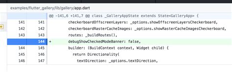 Toggling Debug Banner And Debugshowcheckedmodebanner Dont Work Together · Issue 1474 · Dart