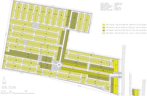 Layout Perumahan Site Plan Design Architecture Model Plan Design