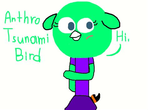 Angry Birds Anthro Tsunami Bird By Worldofcaitlyn On Deviantart