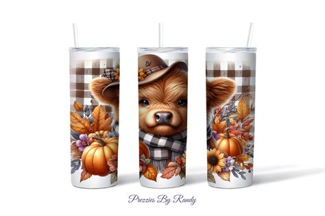 Highland Cow Fall Tumbler Prezzies By Randy